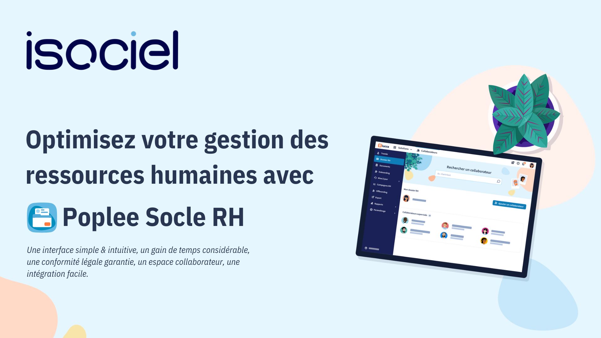 Optimisez votre gestion des ressources humaines grâce au socle RH de LUCCA - Isociel